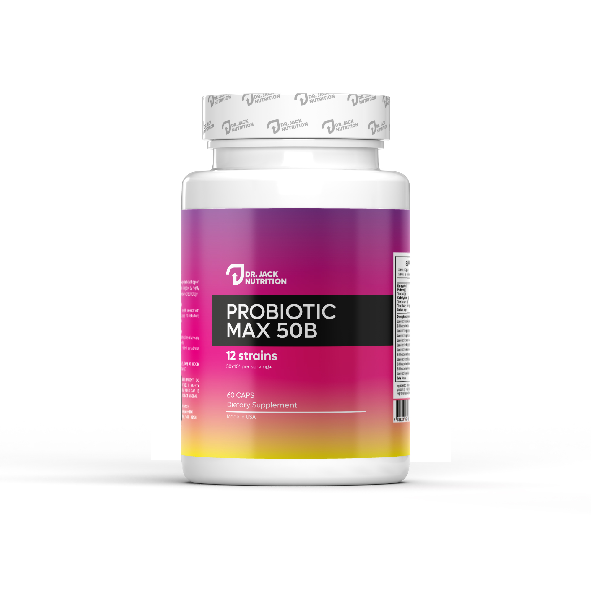 PROBIOTIC MAX 50B - Vitamins and Minerals | Dr Jack Nutrition